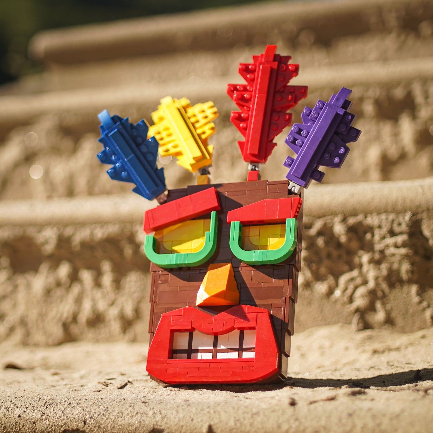 Aku Aku Life-Sized Mask | Build it Yourself with LEGO®