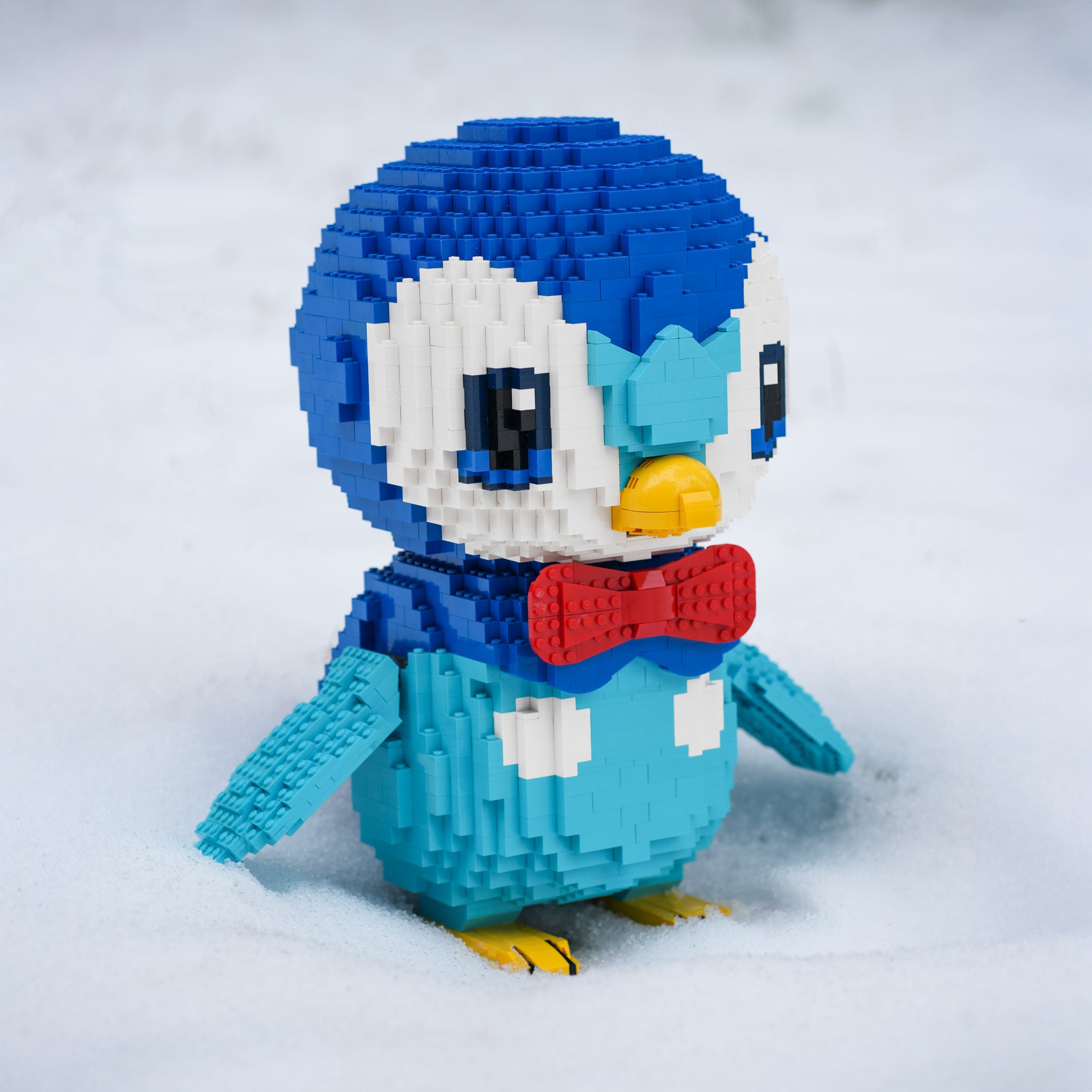 Proud Penguin Life-Sized Sculpture | Build it Yourself with LEGO®