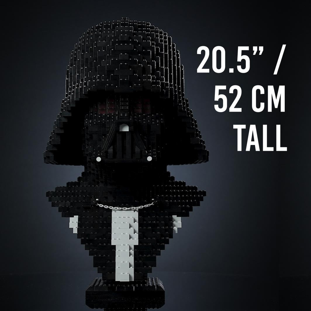 Dark Lord Vader Life-Sized Bust | Build it Yourself with LEGO ...